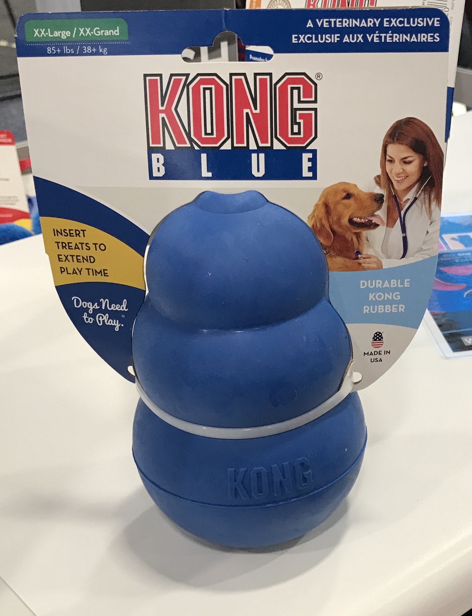 Kong Blue For Strong Chewers - Goodnewsforpets